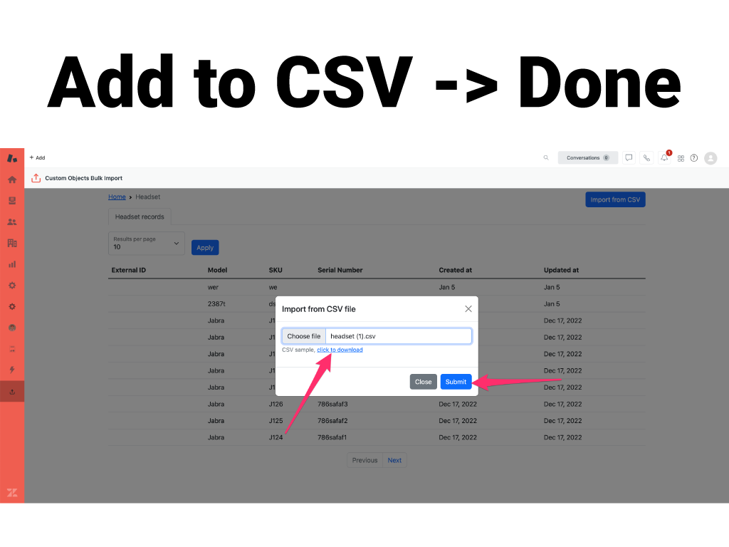 Custom Objects Csv Importer App Integration With Zendesk Support